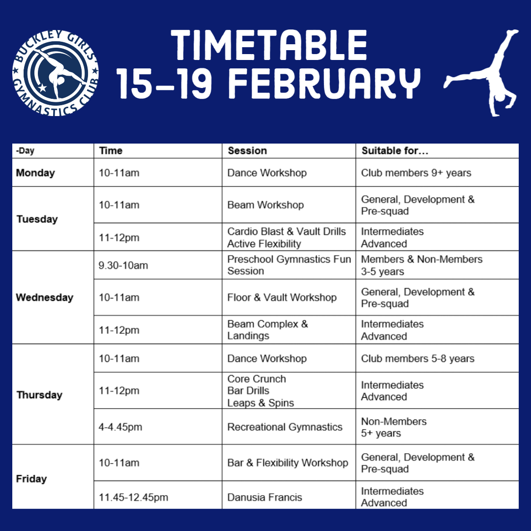 timetable-february-half-term-1 | Buckley Gymnastics Club